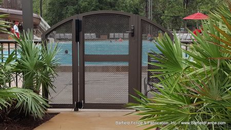 Custom Aluminum Gates - Barfield Fence and Fabrication